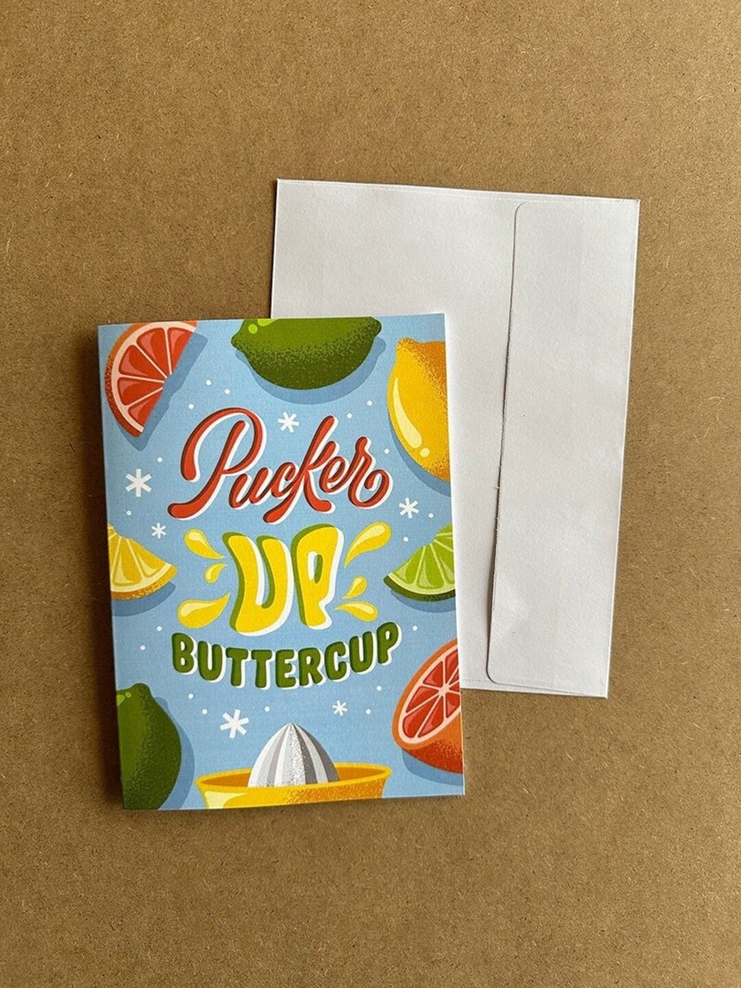 Pucker up | Fruit Kisses | Punny Card - Etsy