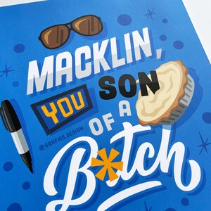 Burt Macklin | Parks and Rec | Poster - Etsy