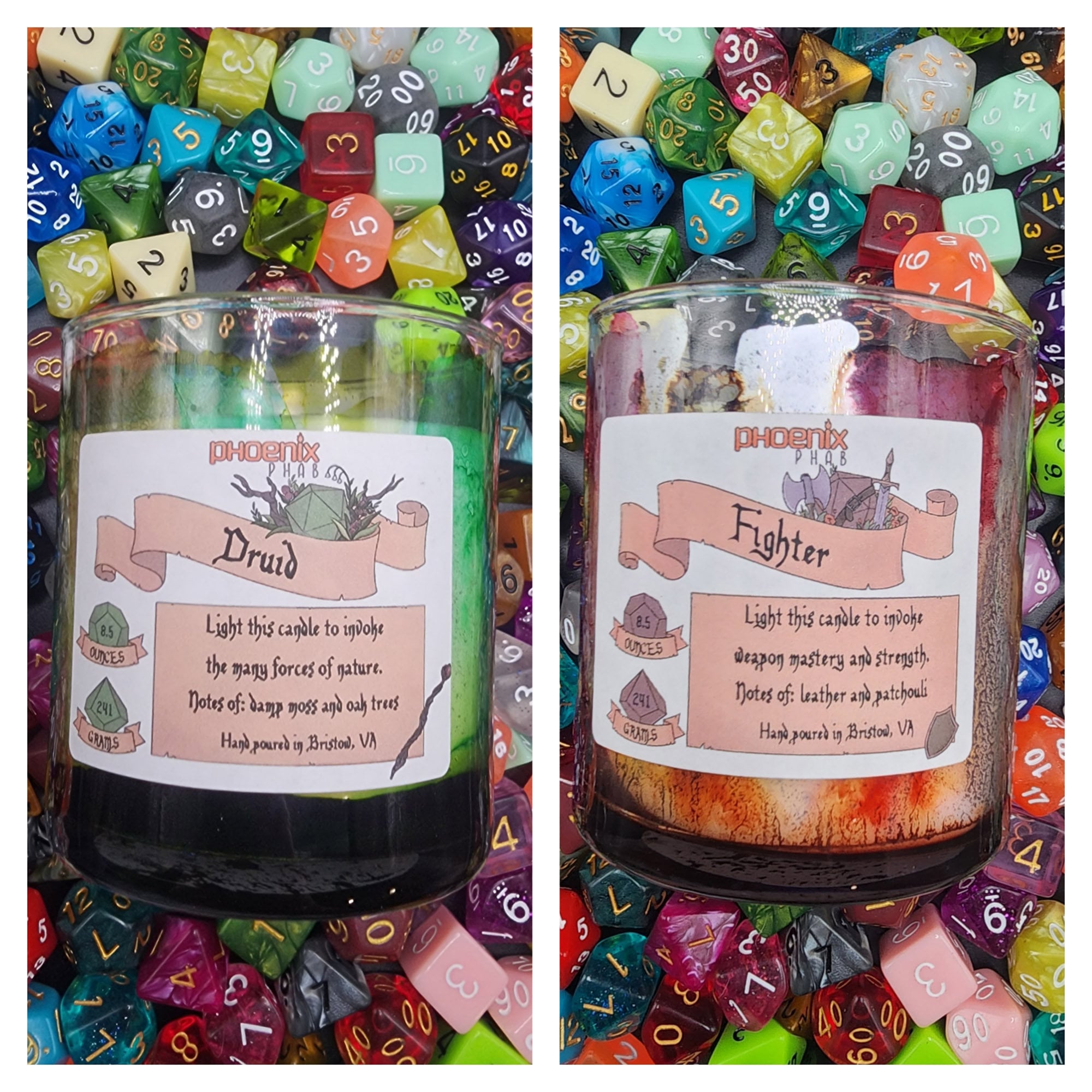 Dnd Class Inspired Scented Candles - Etsy