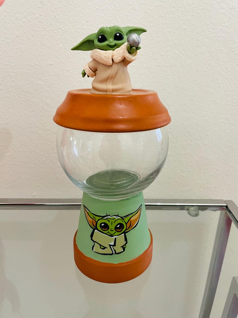 Grogu Gumball Machine Party Favor | Baby Yoda Birthday Decor | Star ...