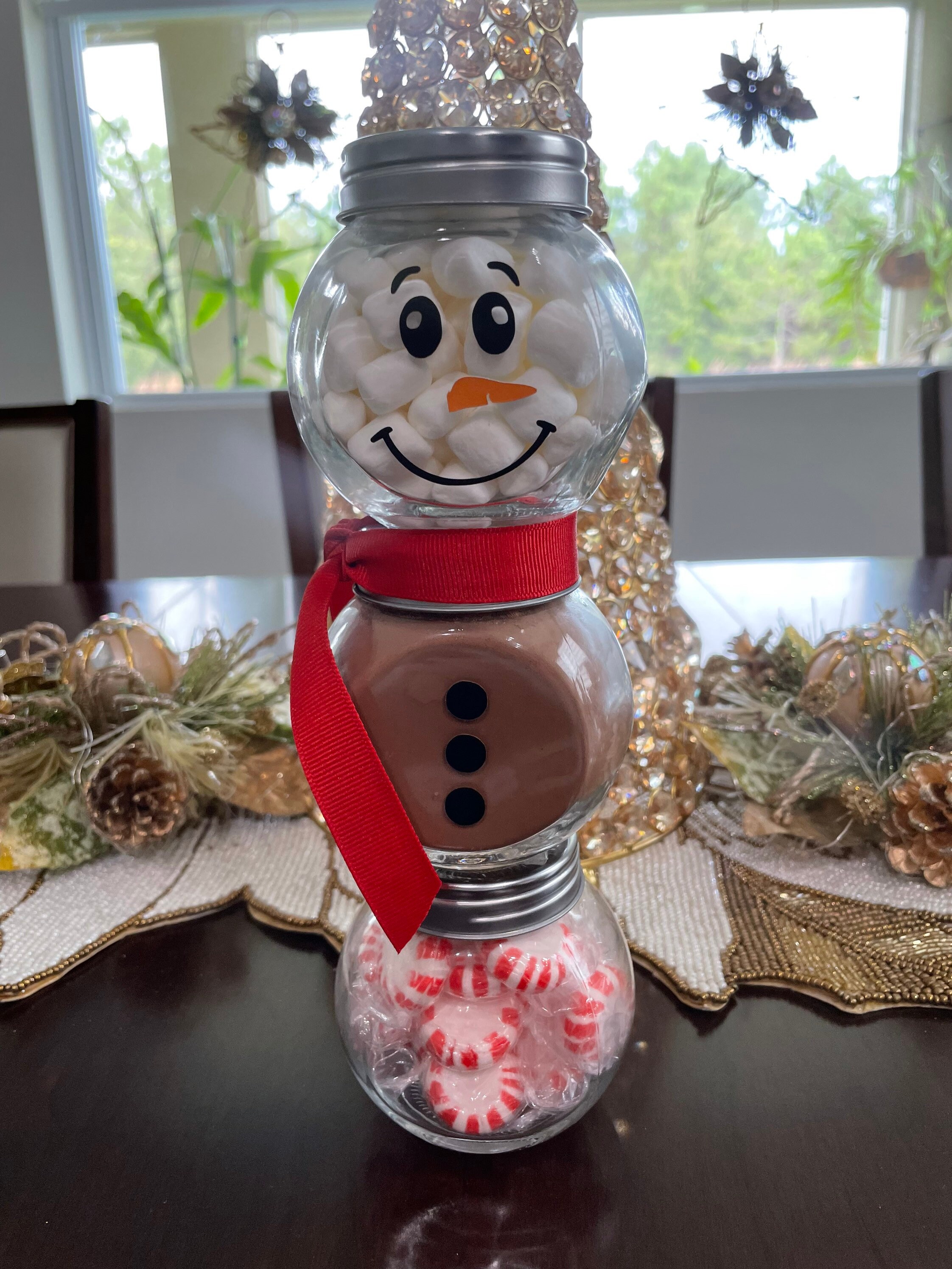 Snowman Choco Bar Gift - Etsy