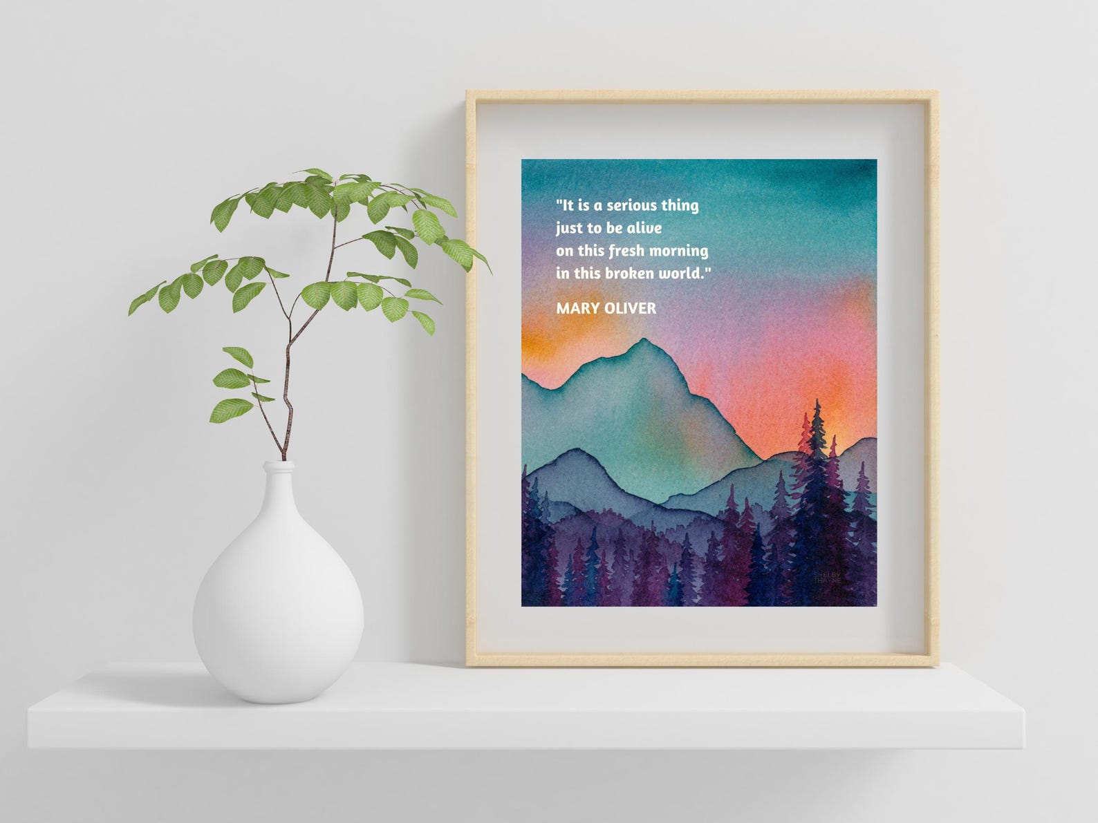 Inspirational Quote Printable Wall Art | Serious Thing to Be Alive ...