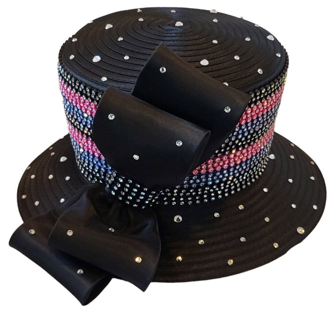 Designer Couture Satin Ribbon Church Derby Tea Party Womens Hat Orange ...