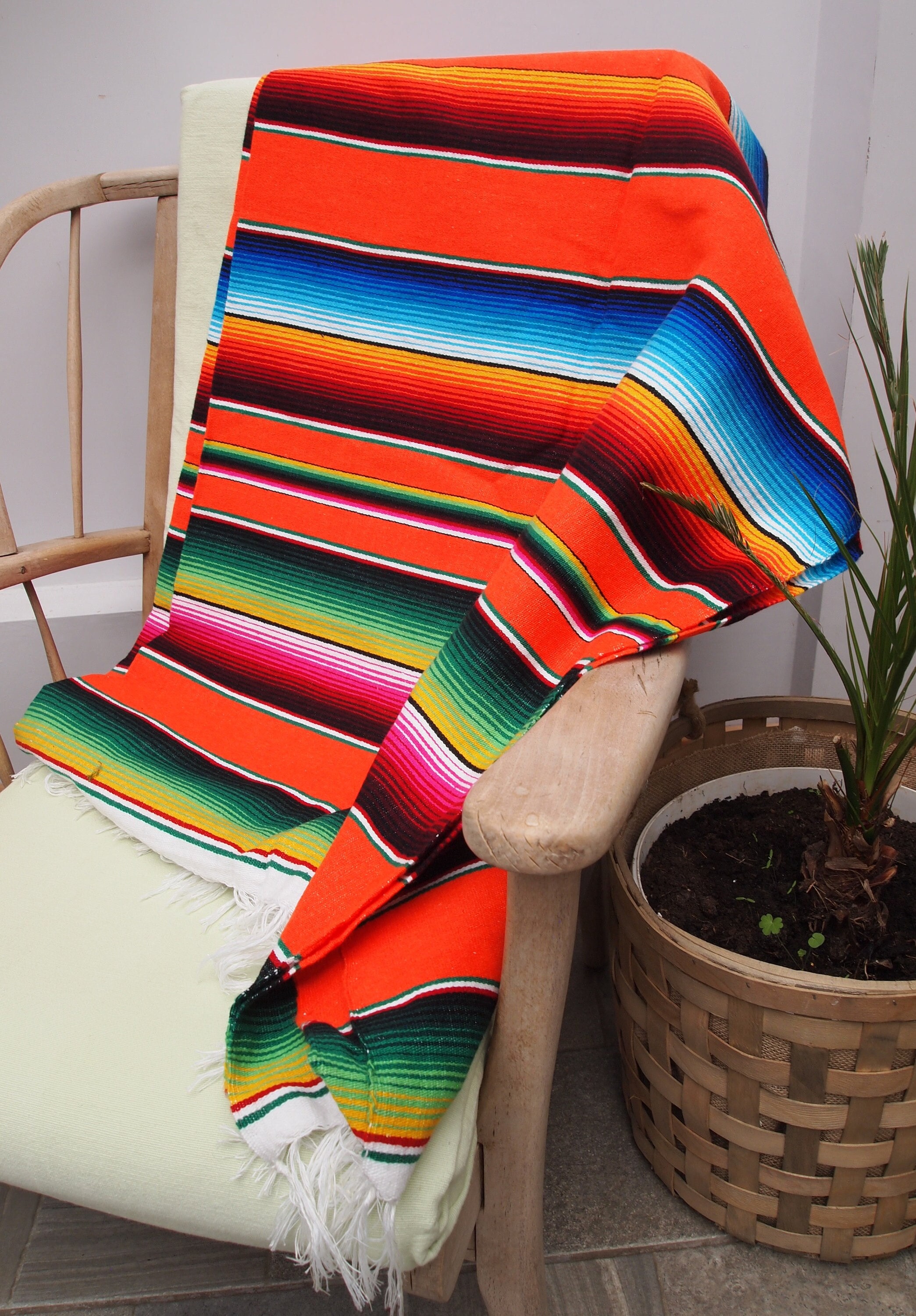 Traditional Mexican Serape Double - Etsy