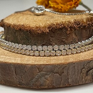 925 Sterling Silver Bolo Bracelet / Clasp Free Adjustable Slider With ...