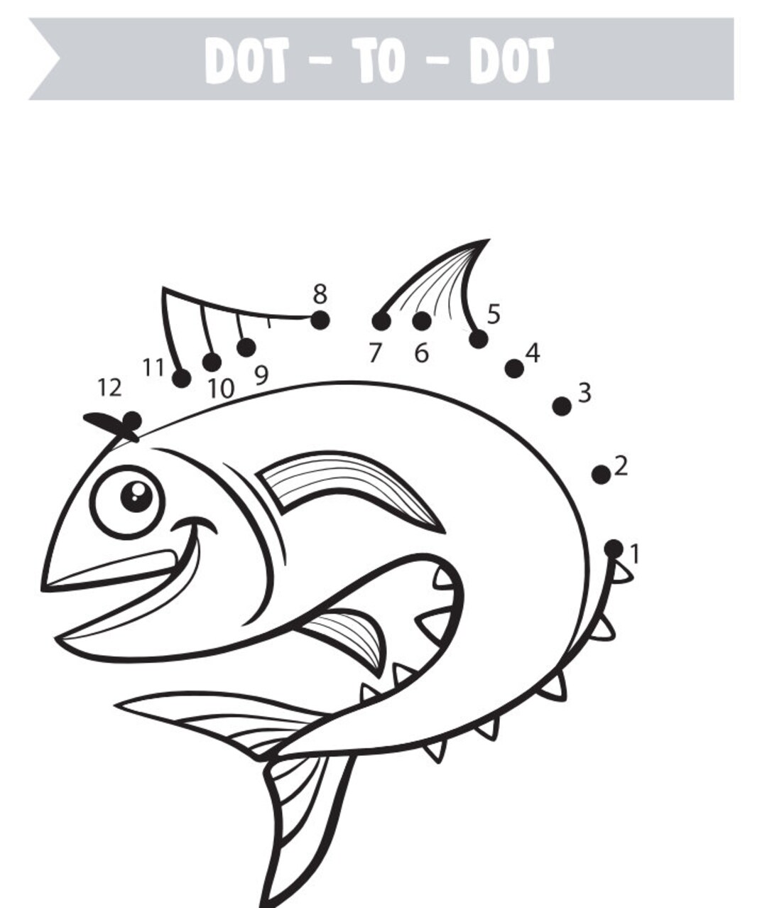 Kids PRINTABLE Dot to Dot Activity Pages - Etsy