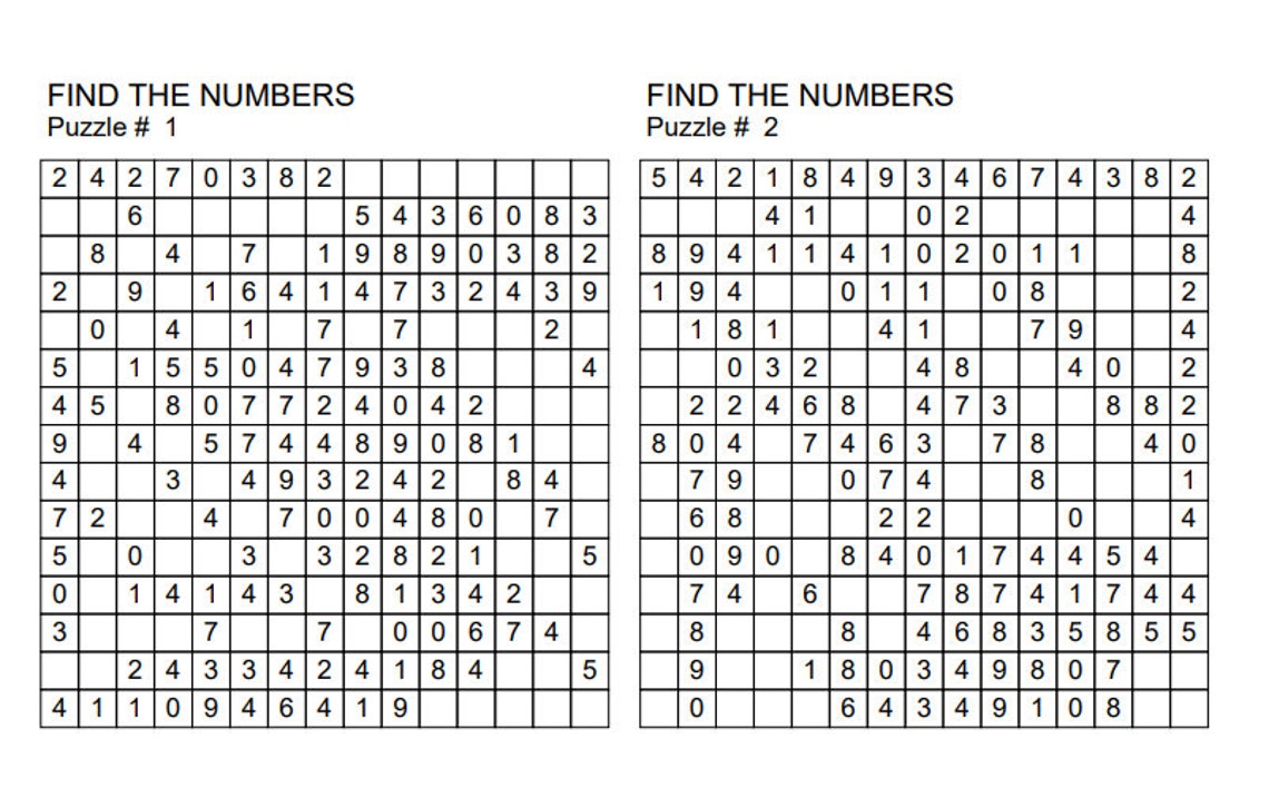 Dive Into a Numbers Odyssey: the ULTIMATE Kid's 250-page Number Search ...
