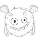 Kids PRINTABLE INSTANT DOWNLOAD Monster Halloween Coloring Book ...