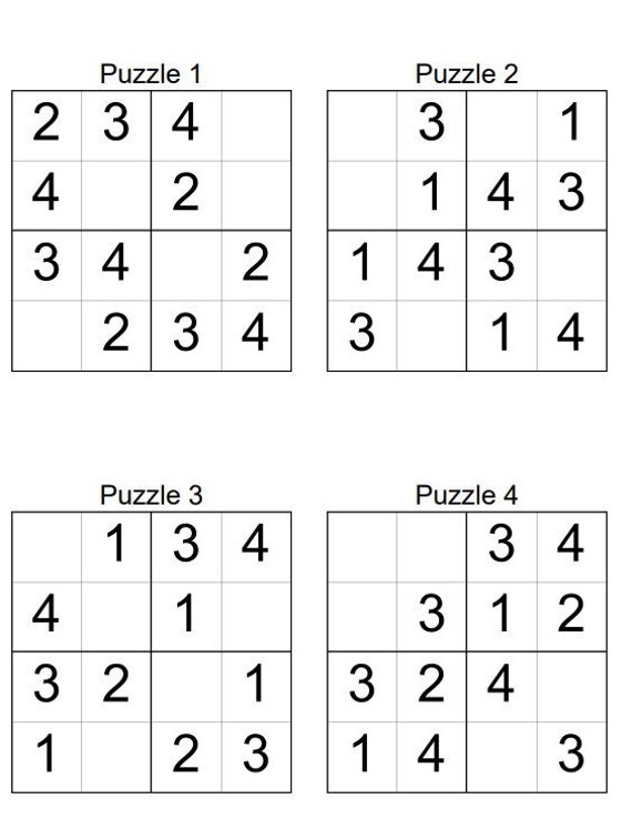 Sudoku for Kids Printable - healthcaresb.com