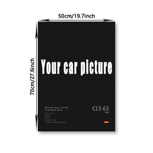 Custom Digital Car Poster – Mercedes-benz CLS 63 AMG Art | Personalized ...