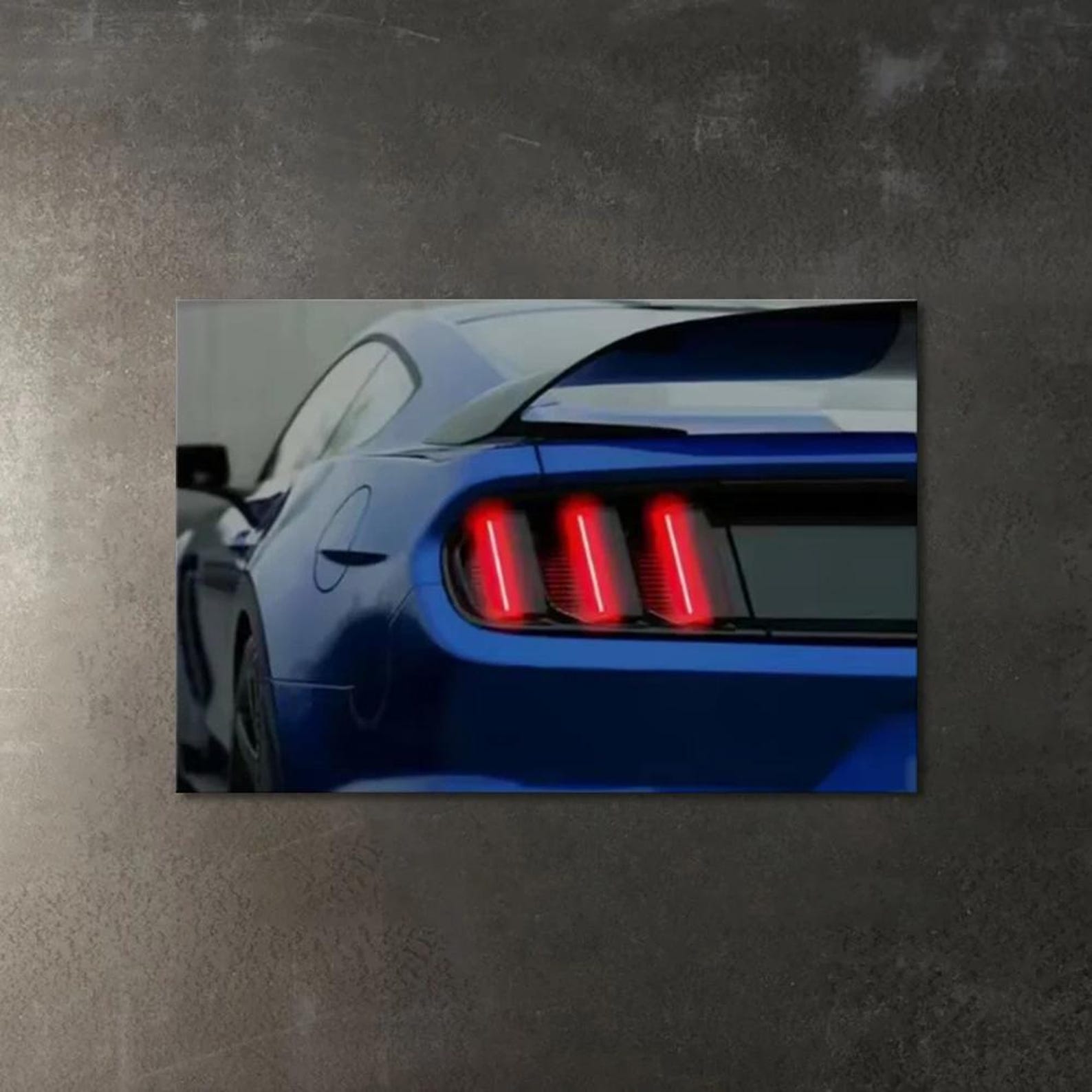 Supercar LED Wall Art - Backlit Canvas Print - Modern Sports Car Decor ...