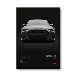 Modern Car Poster Set – LFA, Ford Raptor, Porsche GT1, Mercedes SLS ...