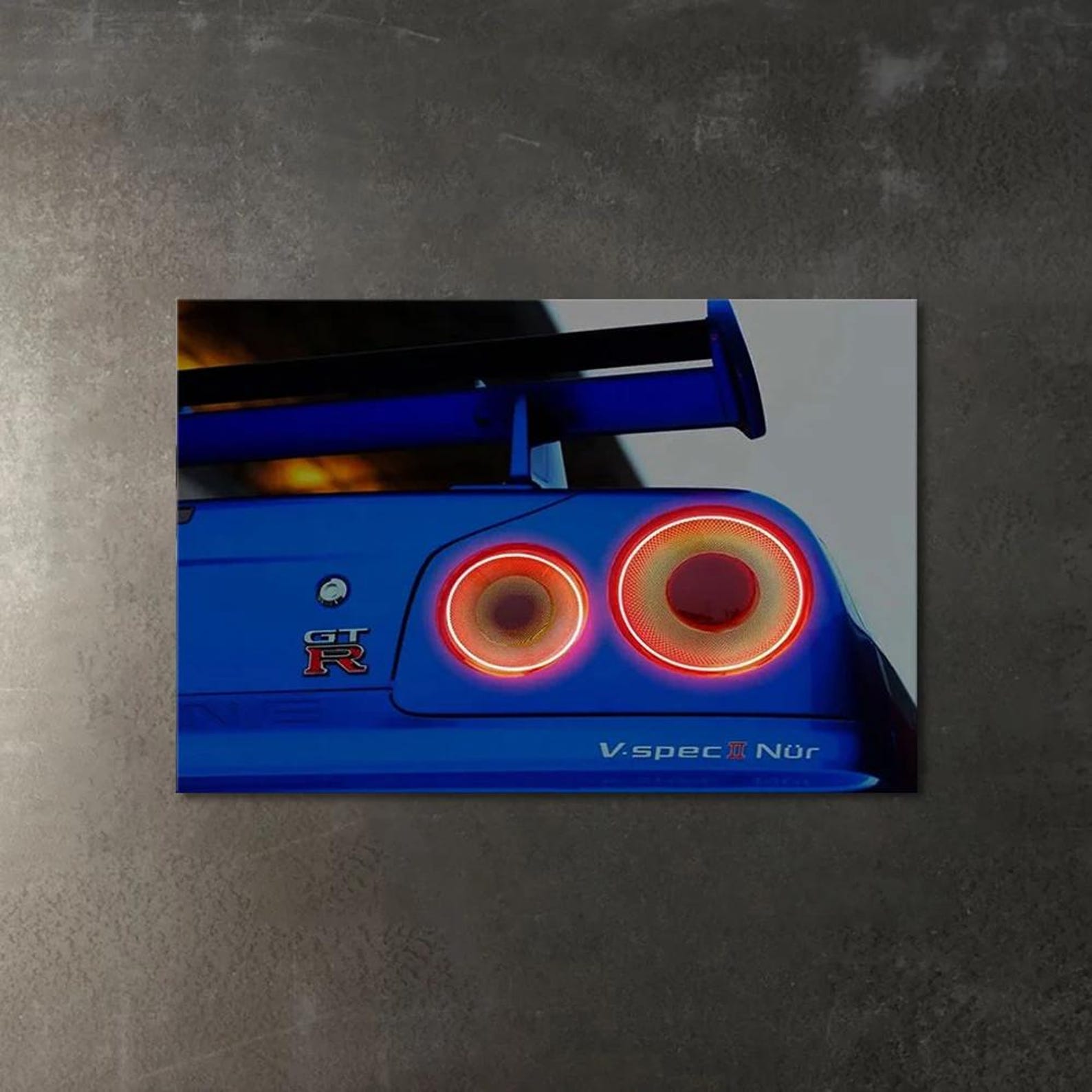 Supercar LED Wall Art - Backlit Canvas Print - Modern Sports Car Decor ...