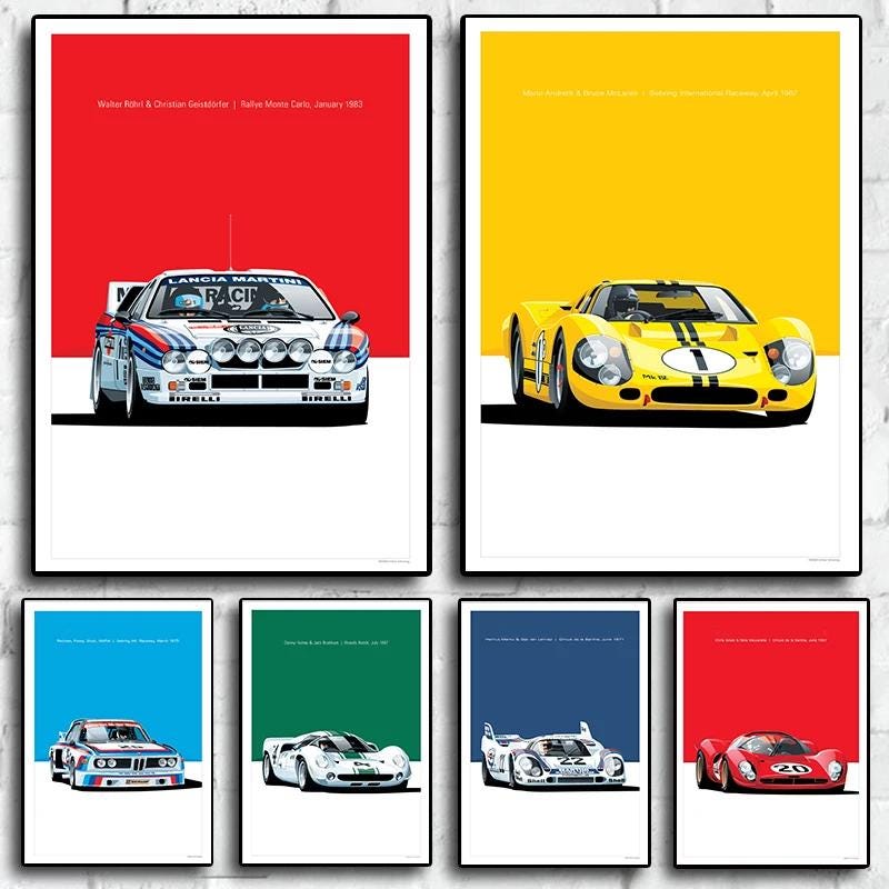 Buy Car Posters Online In India - Etsy India