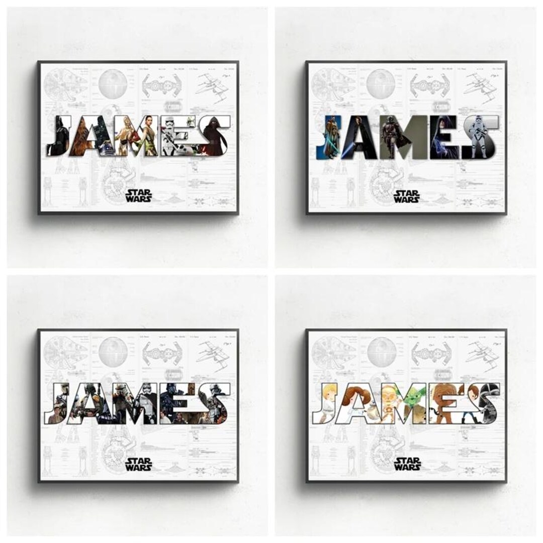 Personalised NAME Word Art Print Superhero Character Posters Avenger ...