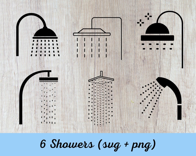 Shower SVG, Shower Head, Rain Shower Svg, PNG, Digital Download - Etsy