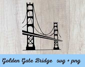 Golden Gate Bridge SVG Bundle - Etsy