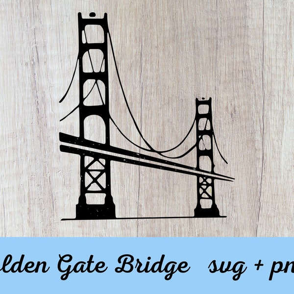 Golden Gate Bridge Svg - Etsy
