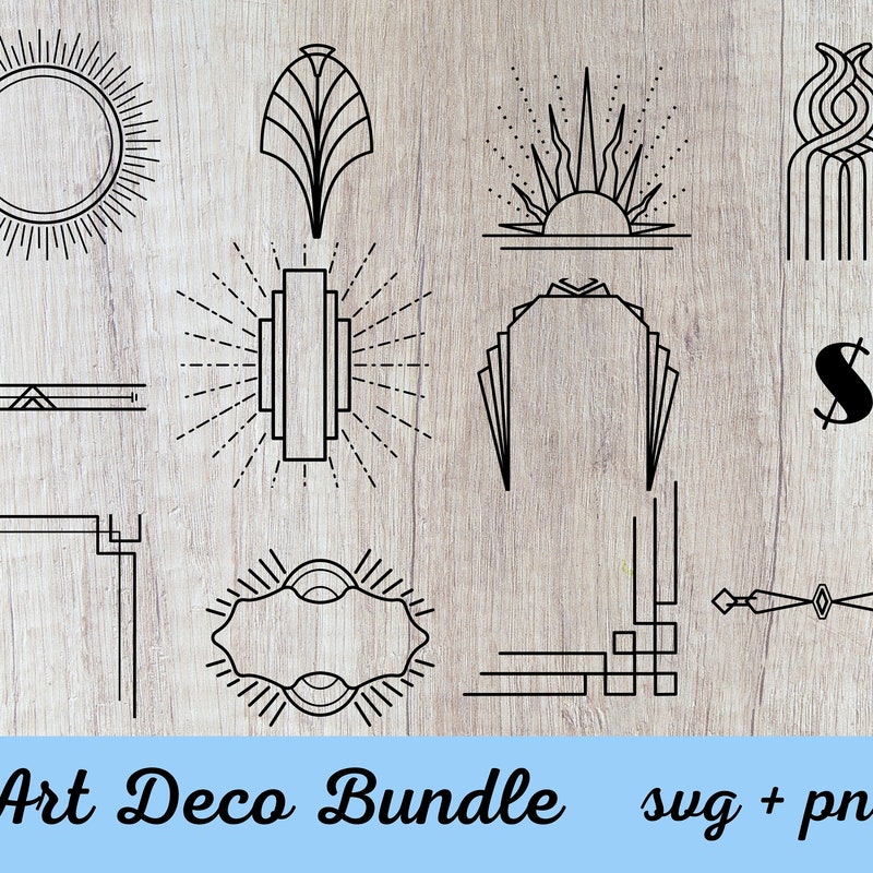Art Deco Svg - Etsy