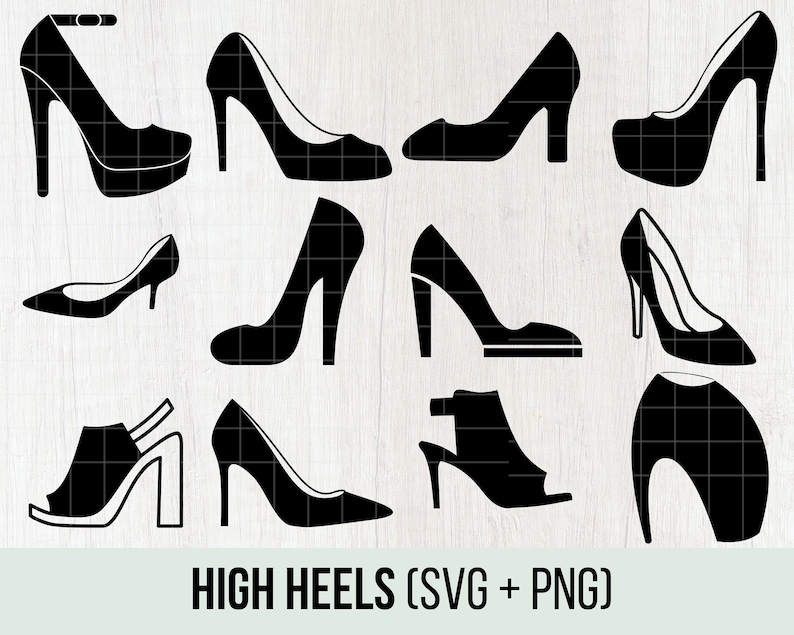 Heels SVG, High Heel Svg, Women Heels Svg, Stiletto Svg, Cut File ...