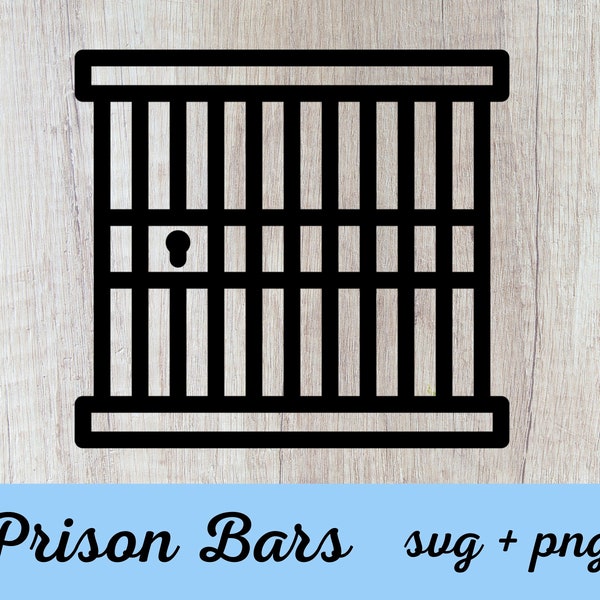 Jail Bars Svg - Etsy