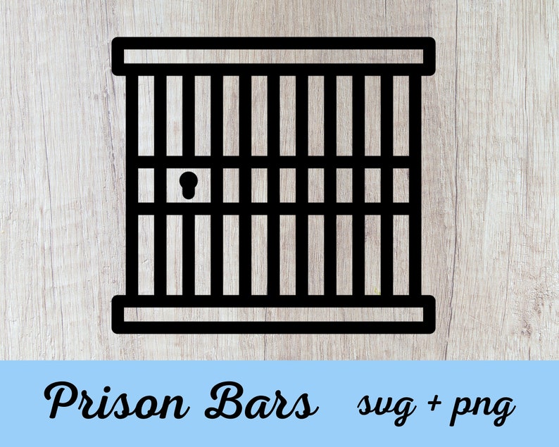 Prison Svg Jail Svg Jail Bars SVG Prison Clipart Prison Files Cricut ...
