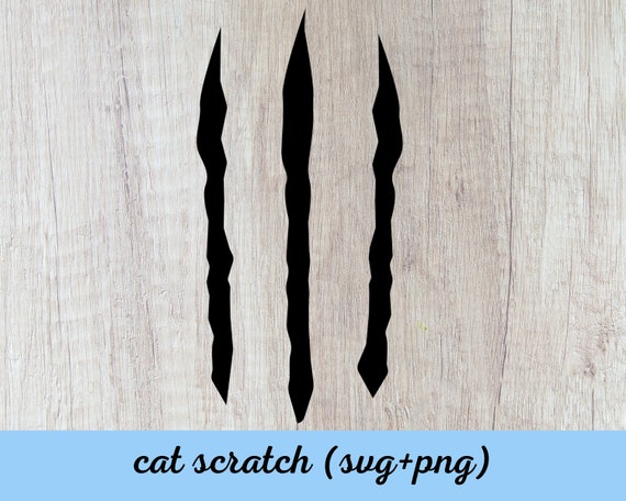 Cat Scratch SVG PNG Digital Download - Etsy