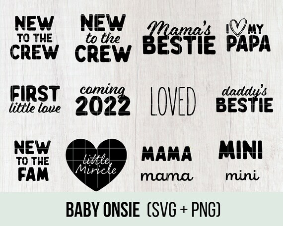 Baby Svg Baby SVG Bundle Newborn SVG Bundle Infant Svg - Etsy