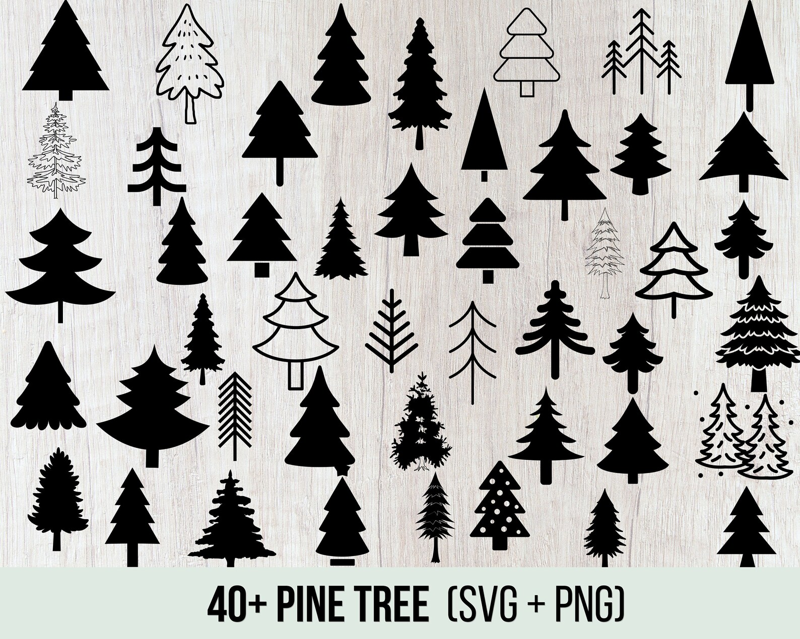 Pine Tree Svg, Tree Svg, Pine Tree Svg, Christmas Tree Svg, Woods Svg ...
