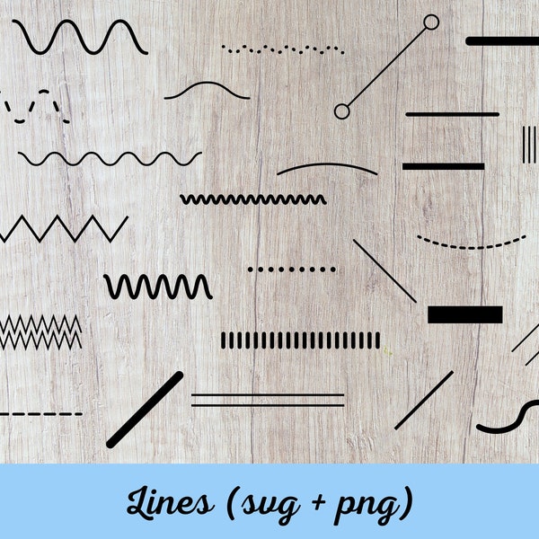 Wavy Line Svg - Etsy