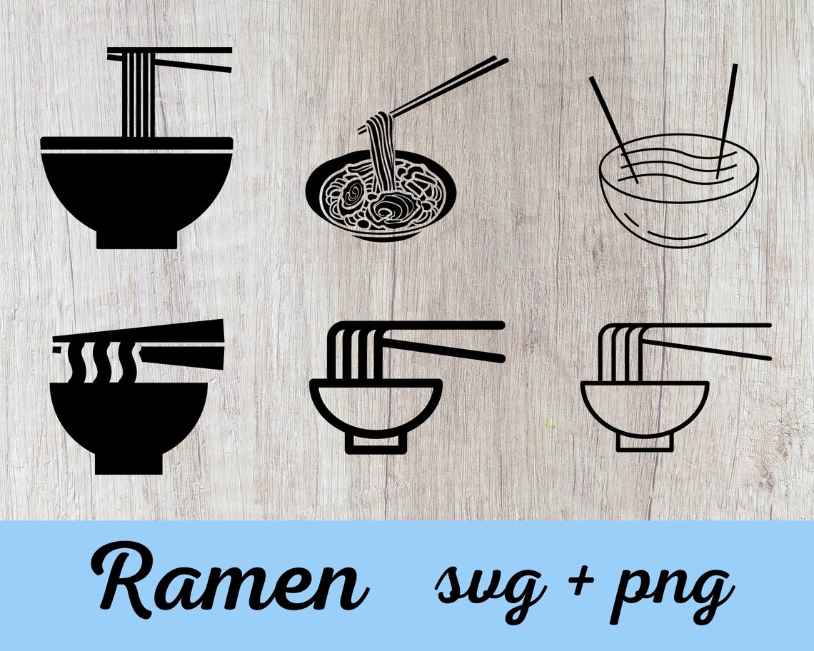 Ramen Svg, Pho Svg File, Soup Svg, Clip Art, Japanese Ramen - Etsy