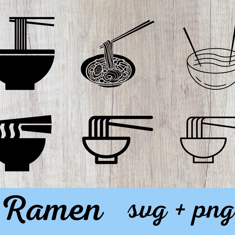 Ramen Svg - Etsy