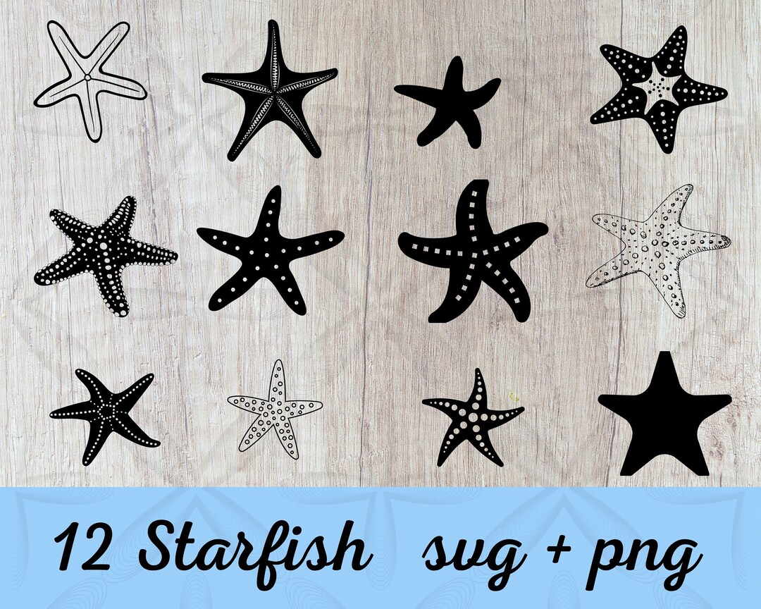 Starfish Svg, Star Fish Instant Digital DOWNLOAD - Etsy