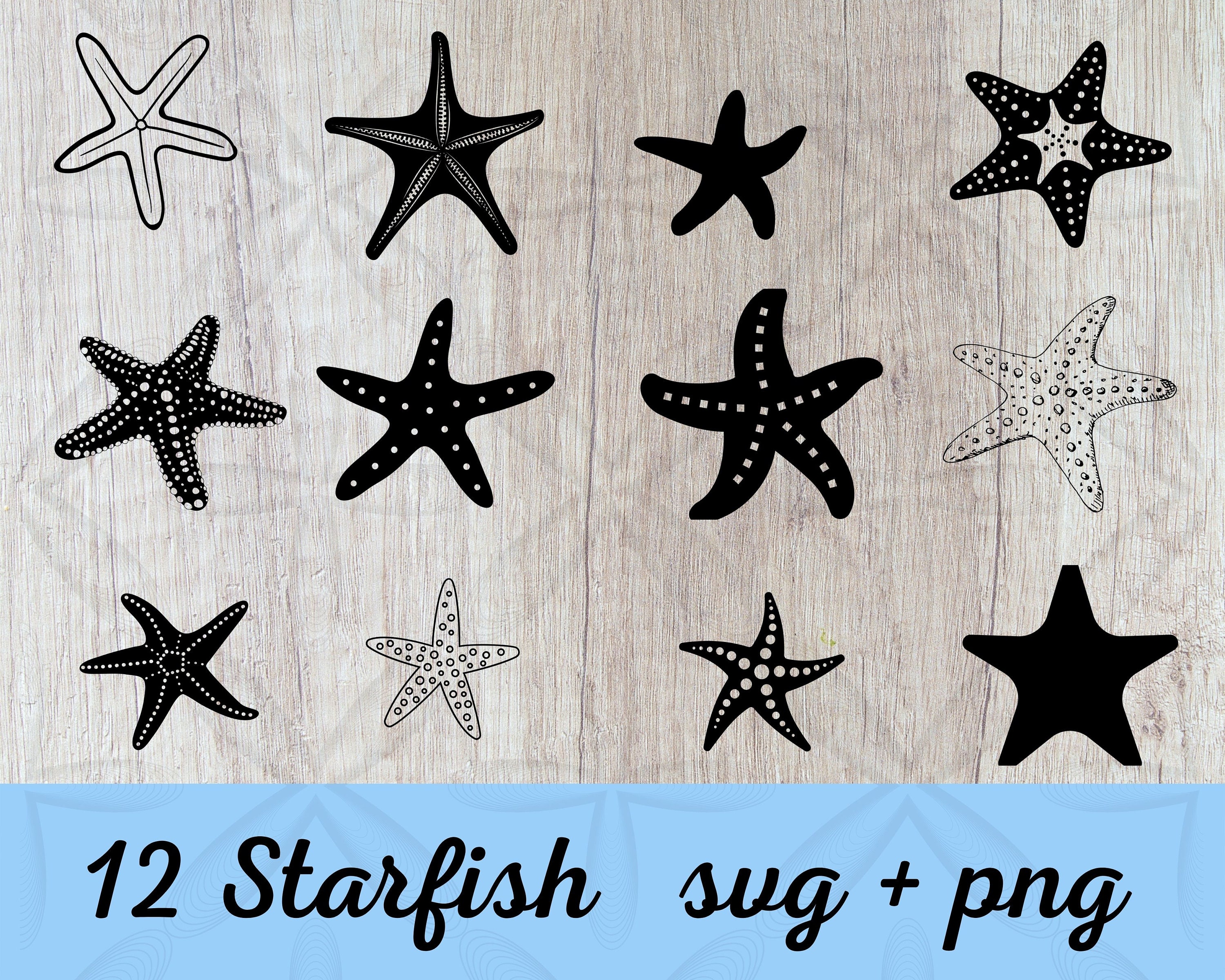 Starfish Svg, Star Fish Instant Digital DOWNLOAD - Etsy