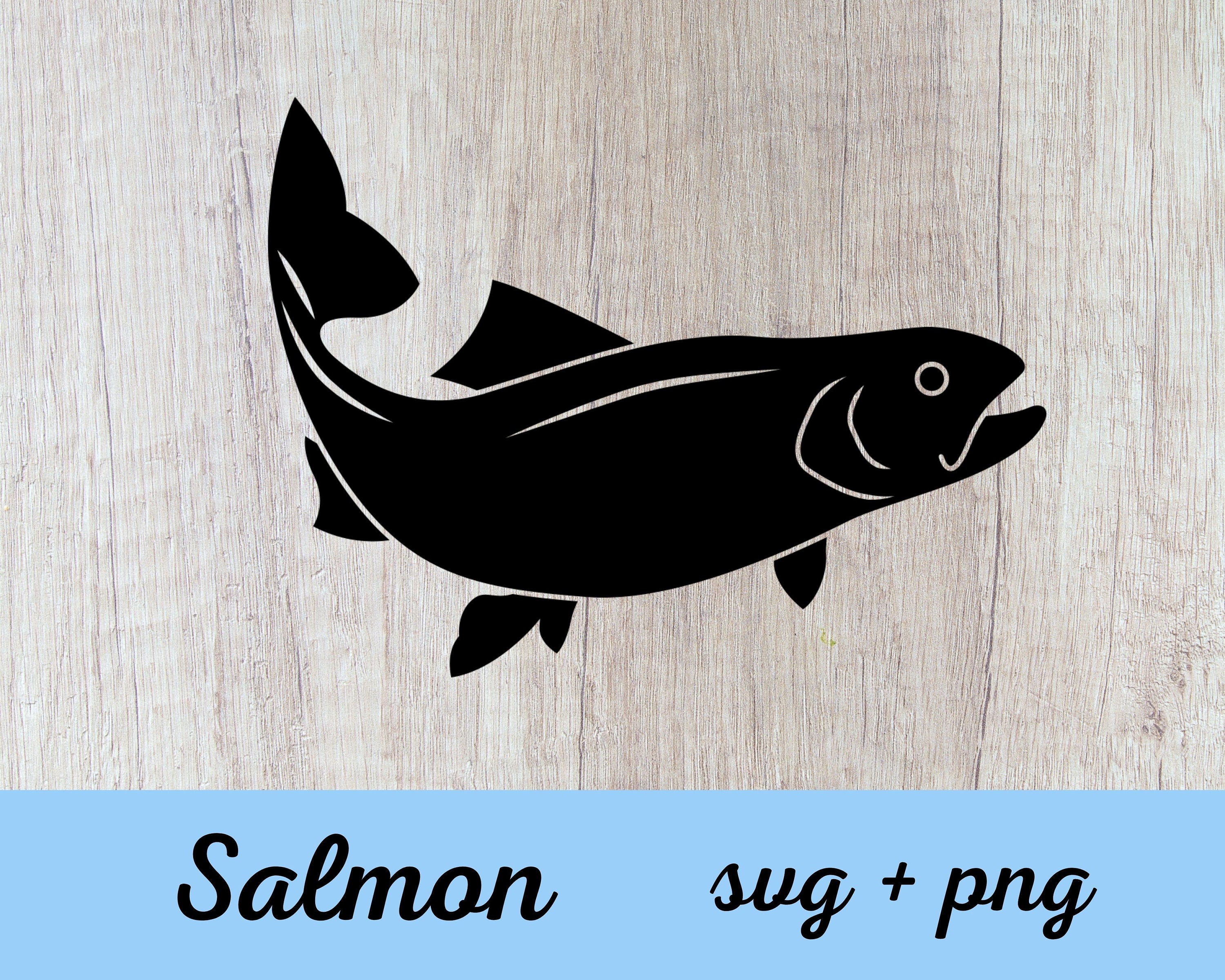 Salmon SVG, PNG - Etsy