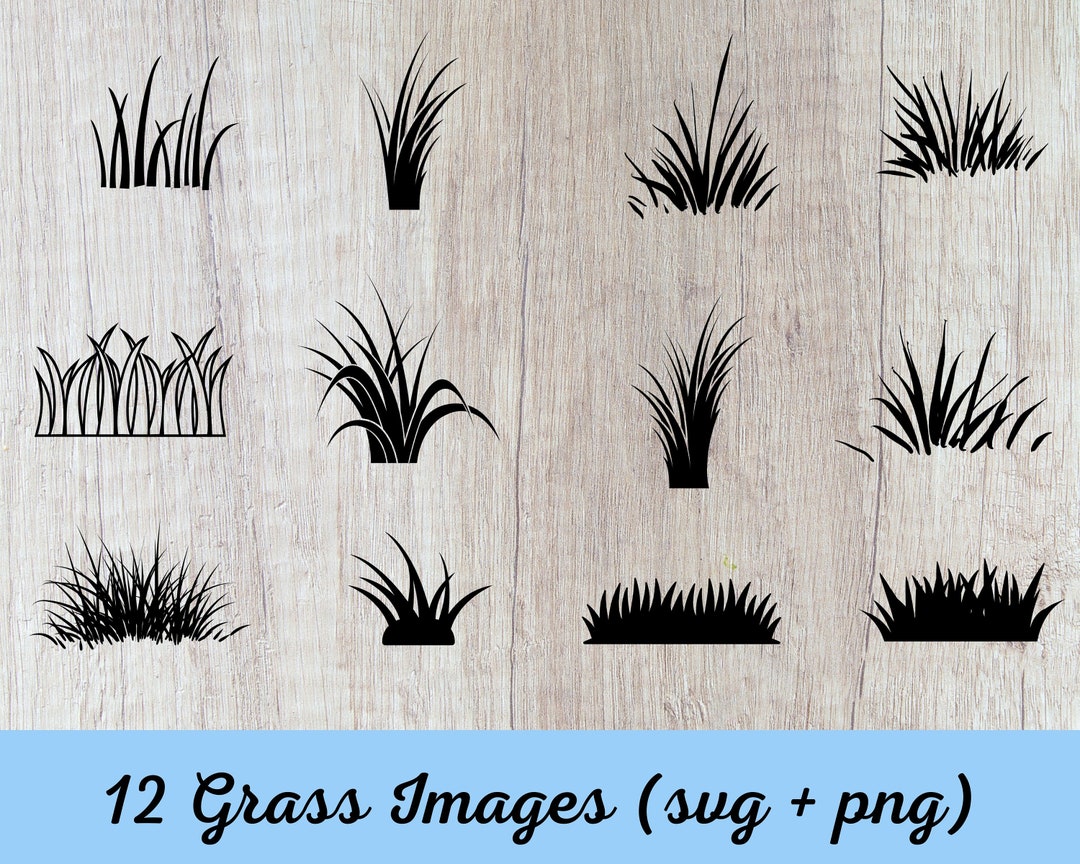 Grass SVG Bundle, Grass SVG, Grass Clipart, Grass Cut Files for ...