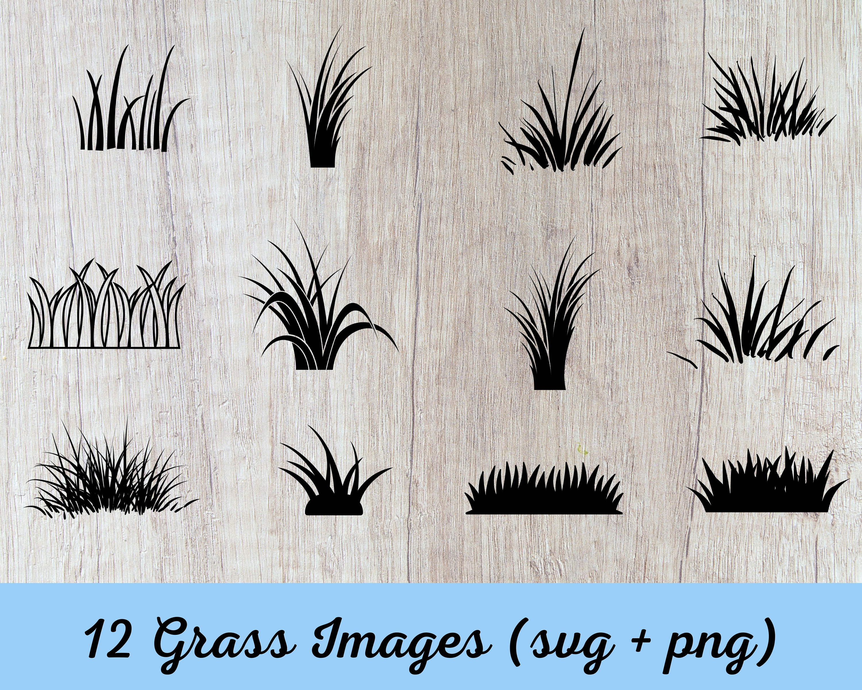 Grass Svg Bundle Grass Svg Grass Clipart Grass Cut Files For