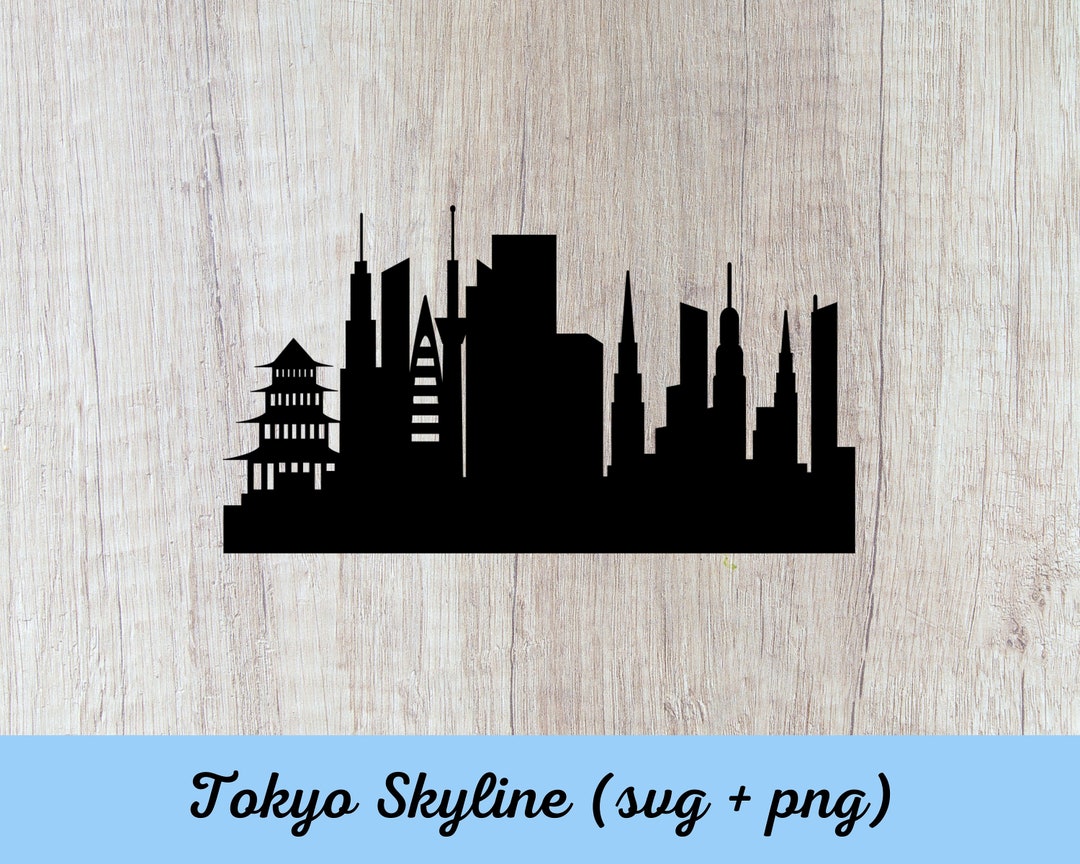 Tokyo Skyline SVG - Etsy