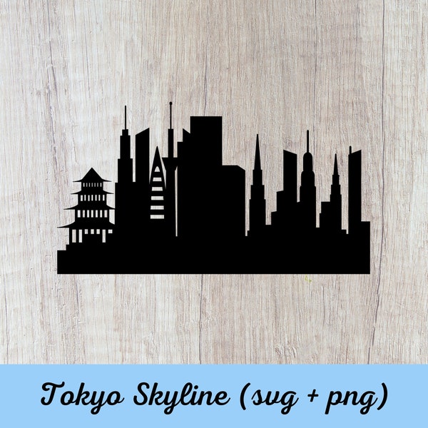 Tokyo Skyline - Etsy