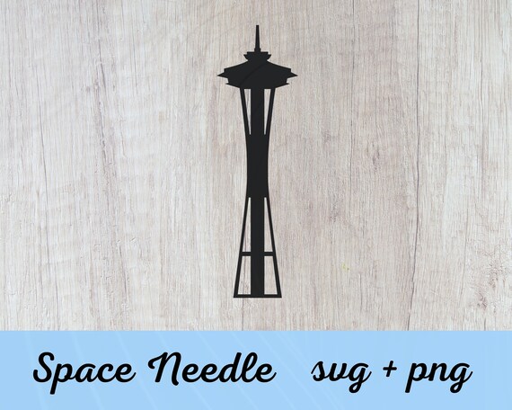 Space Needle SVG PNG | Etsy