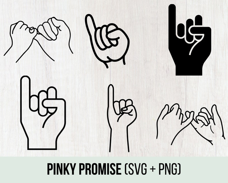 Pinky Promise SVG, PNG - Etsy
