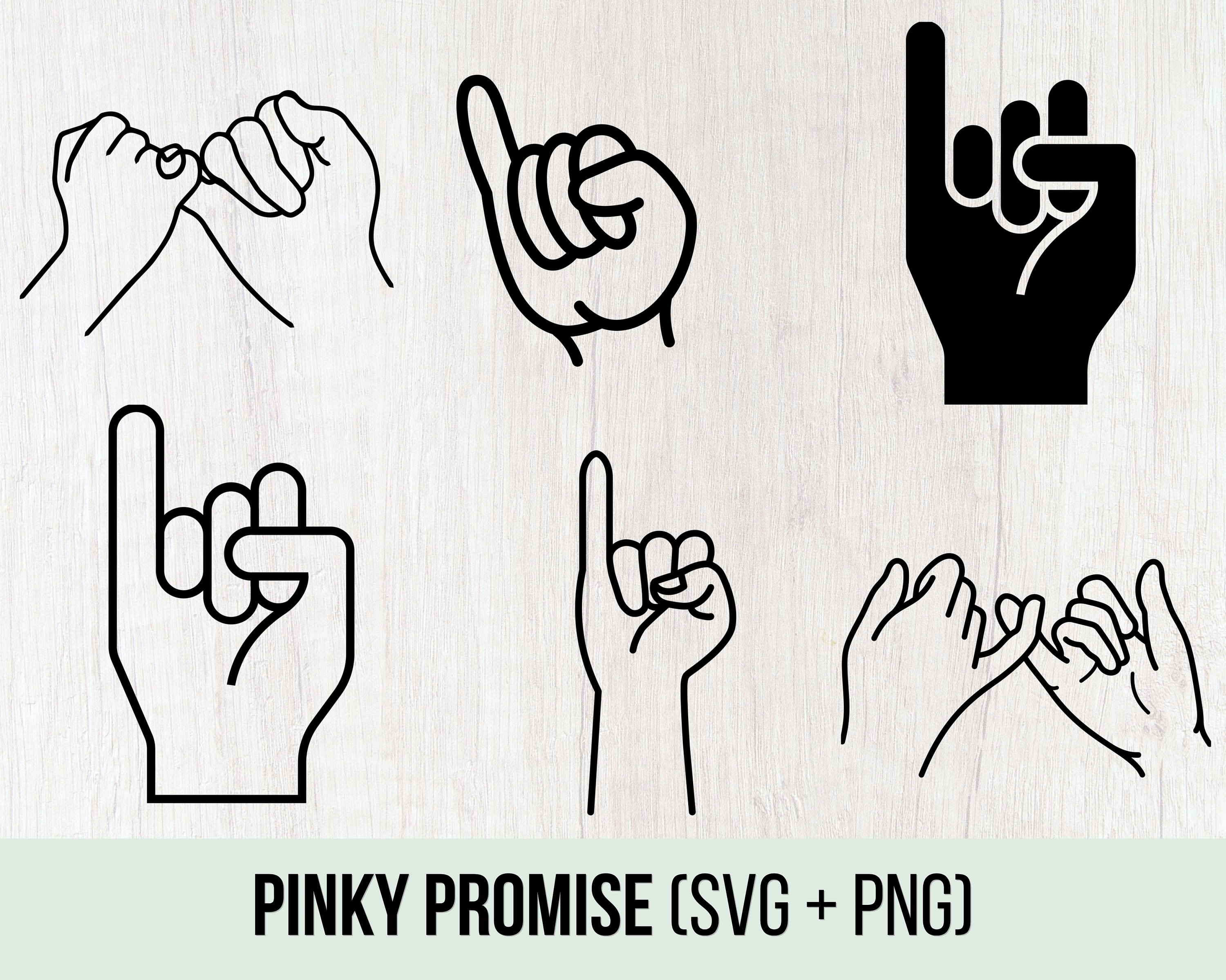 Pinky Promise SVG, PNG - Etsy