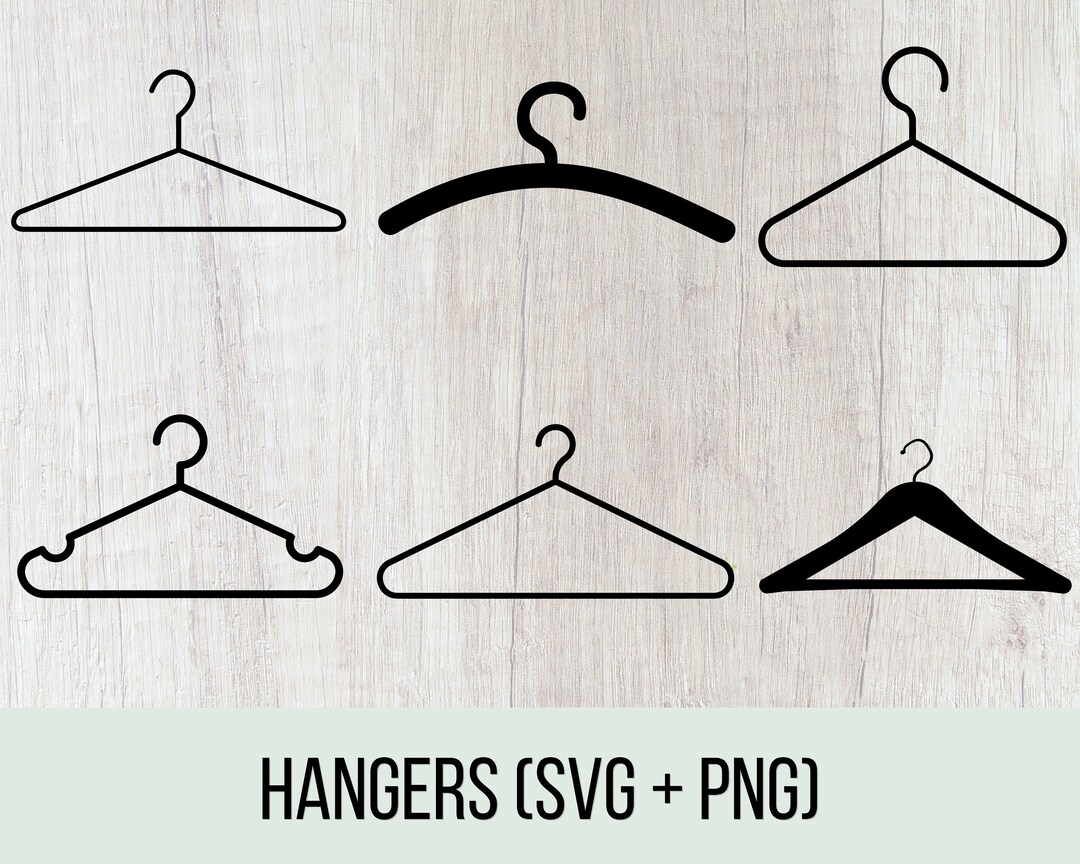 Clothing Hanger SVG, Hanger Svg Cut Files for Cricut, Clothes Hanger ...