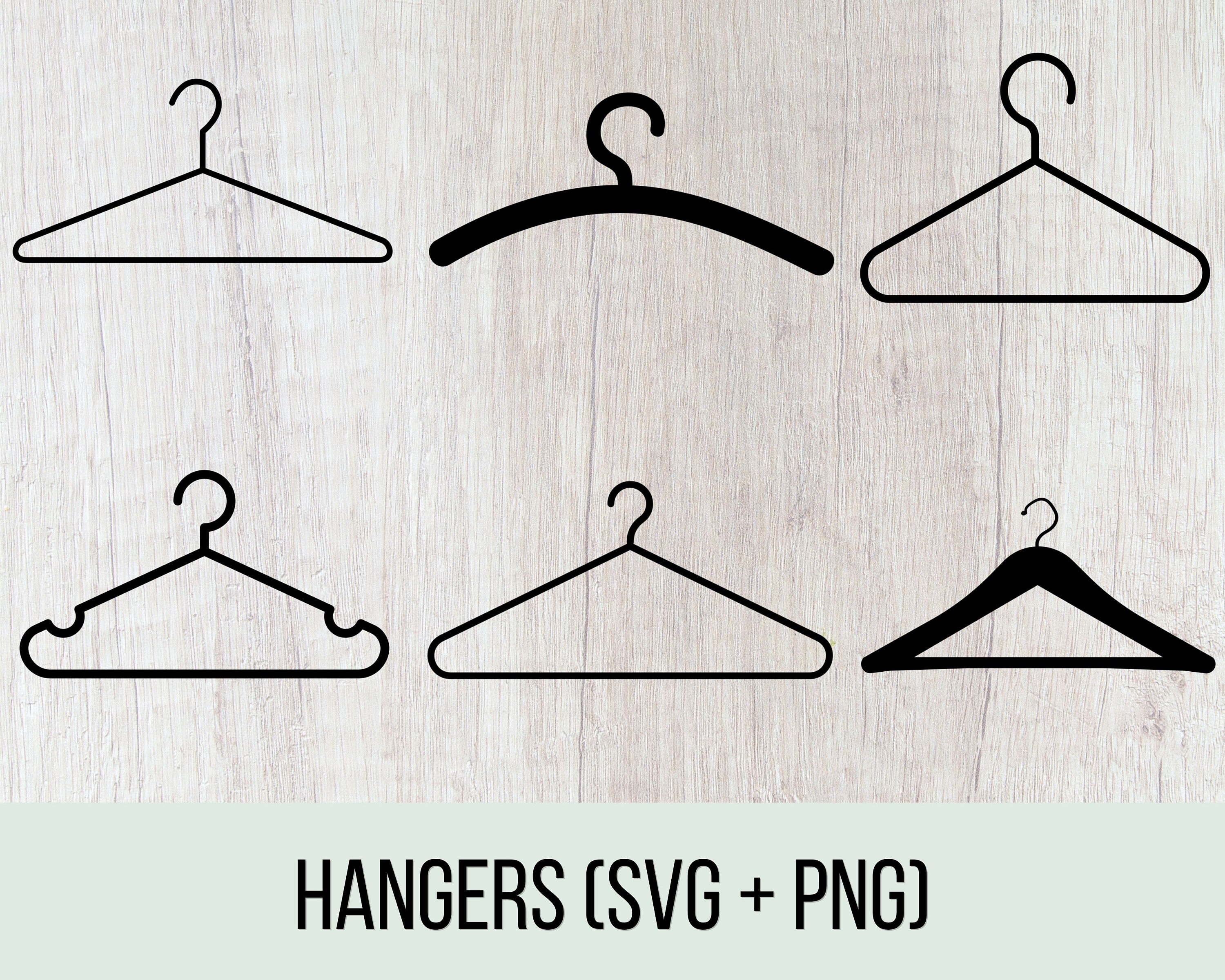 Clothing Hanger SVG, Hanger Svg Cut Files for Cricut, Clothes Hanger ...