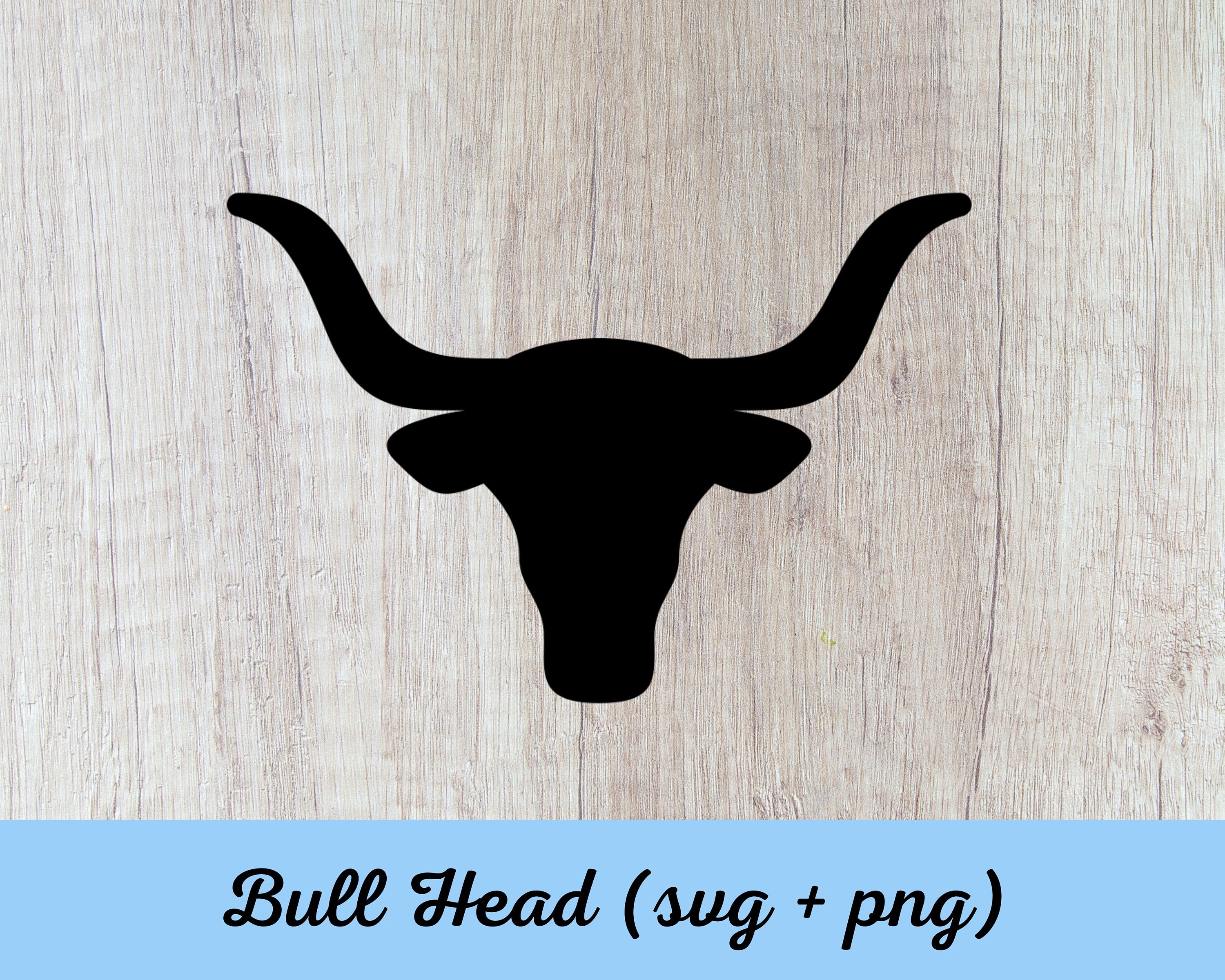 Bull Head, Svg, Png - Etsy