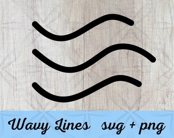 Wavy Svg | Etsy