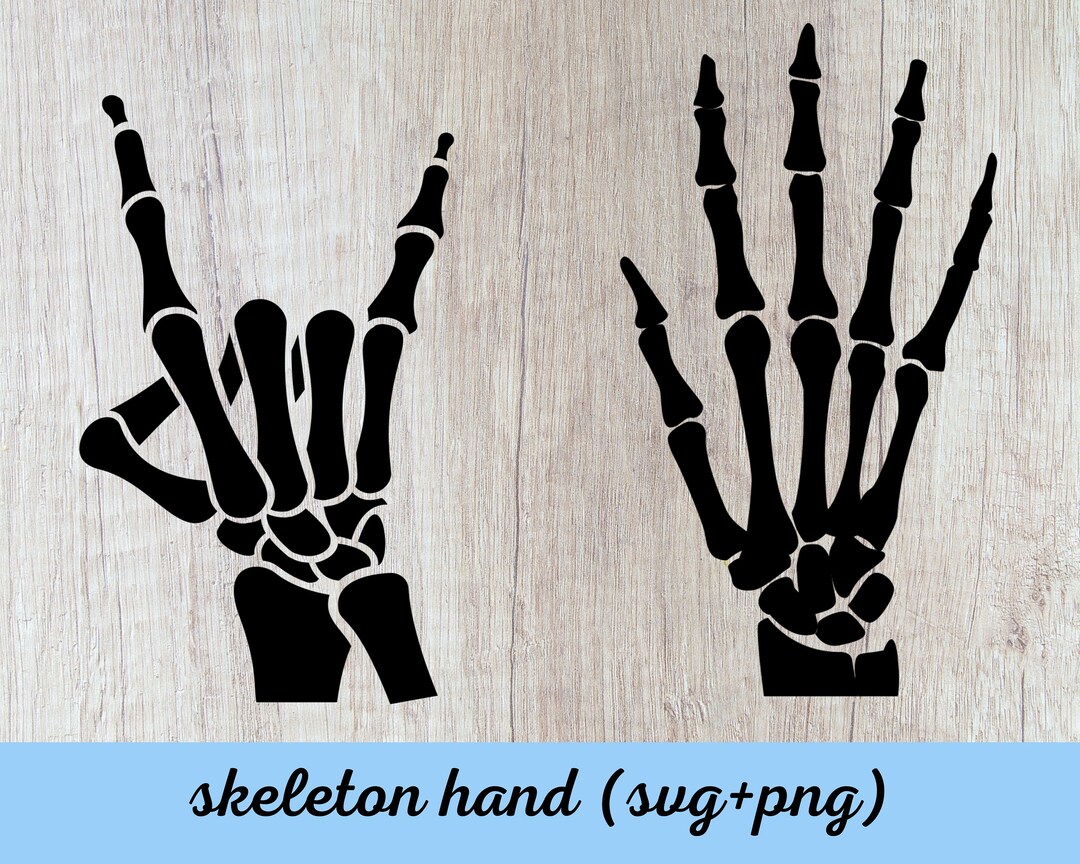 Skeleton Hand, SVG, PNG, Digital Download - Etsy