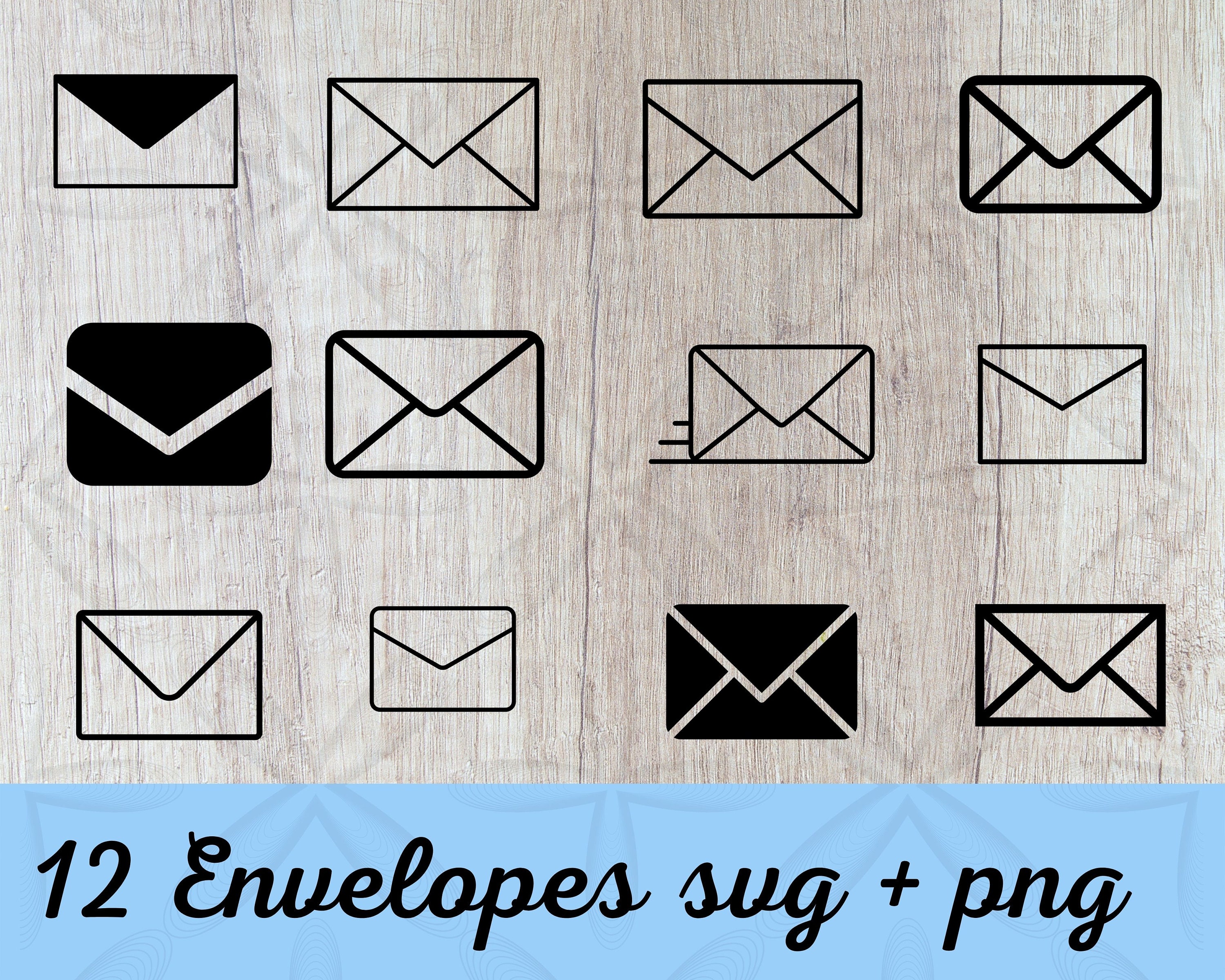 Envelope Svg | Mail Svg | Envelope Icon Clip Art | Silhouette | Clipart ...