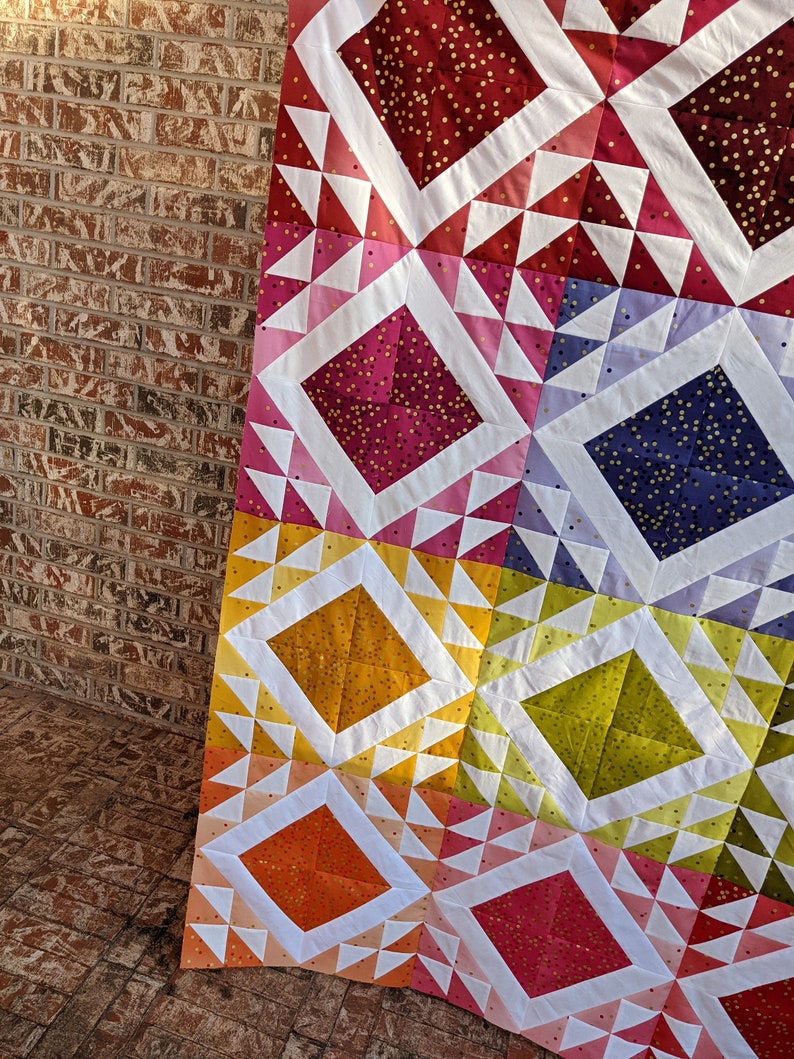 Square Box PDF Quilt Pattern - Etsy