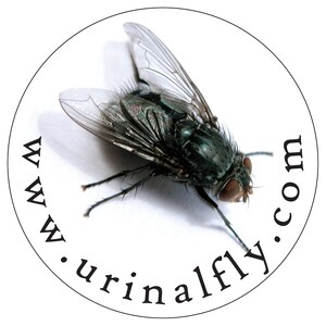 Urinal Fly Potty Target Stickers Set of 12 Duckie Tree | Etsy